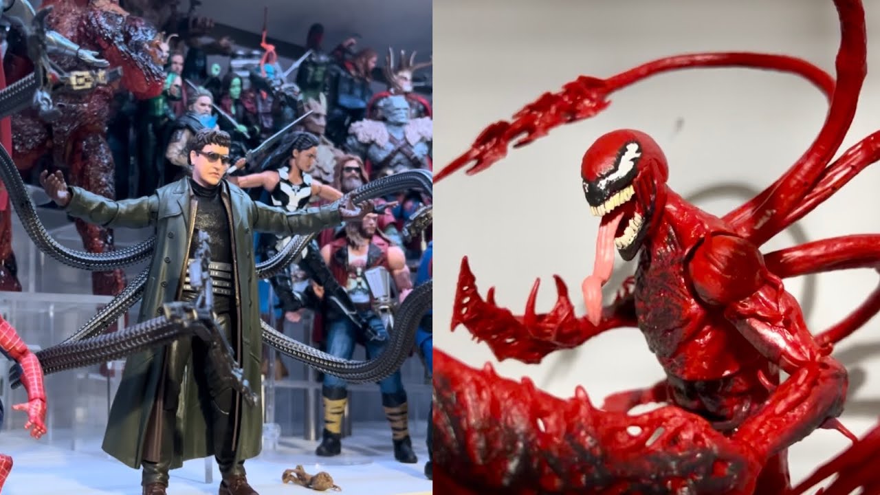 Marvel Legends Venom: Let There Be Carnage Carnage & Spider-Man: No Way ...
