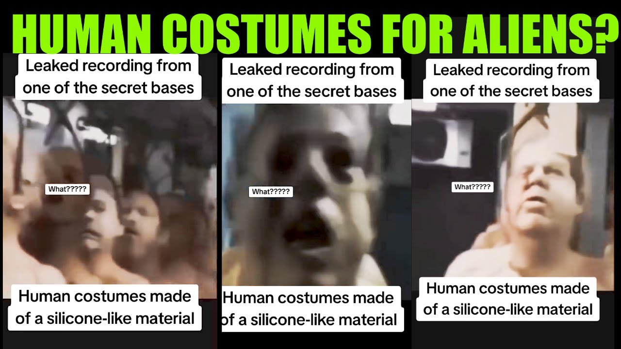 SECRET FOOTAGE REVEALS ALIENS DISGUISED IN ELABORATE COSTUMES ...