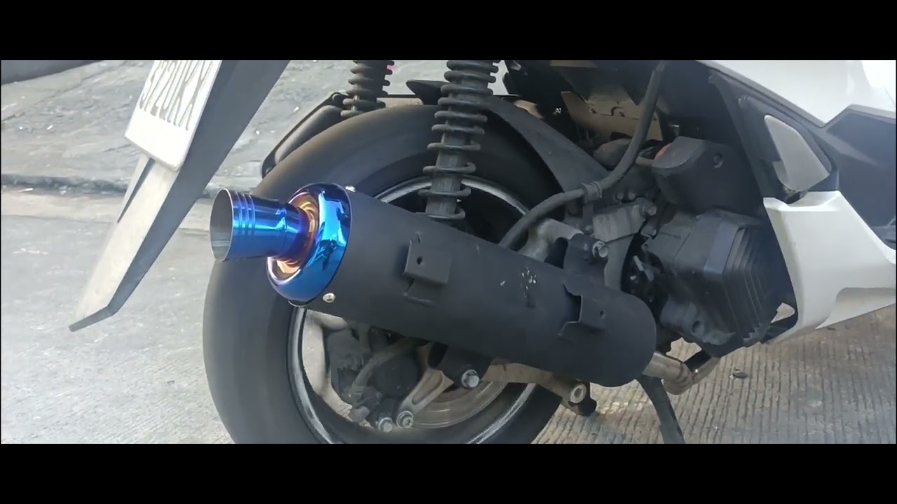 SOUND CHECK FOR HUN PIPE 2IN1 BLUE TIP DESIGN FOR PCX160 - YouTube