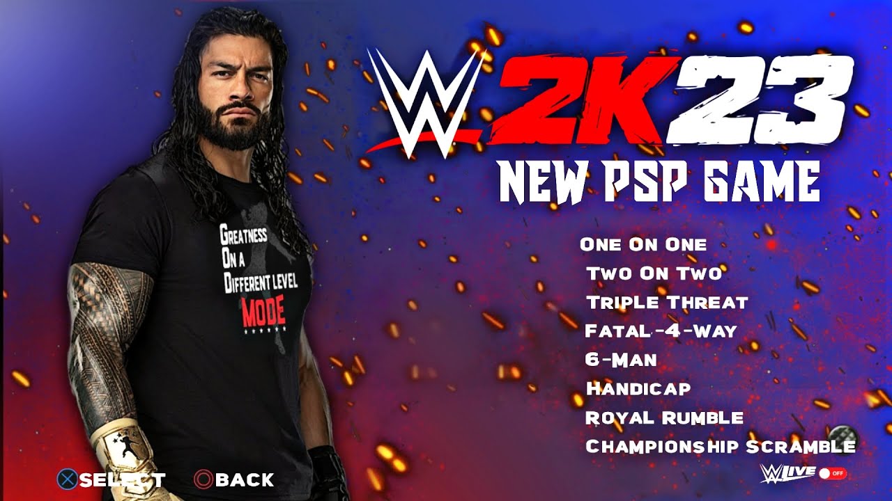 NEW WWE 2K23 PSP GAME IS SO GOOD 😌 - YouTube