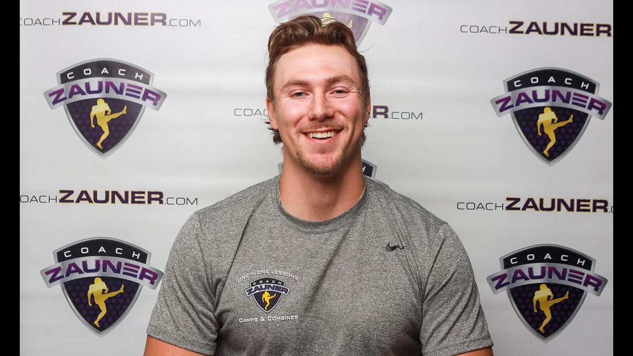 Cameron Lyons (UNC Charlotte) Snapping Workout at Coach Zauner's 2023 College Senior Combine ...