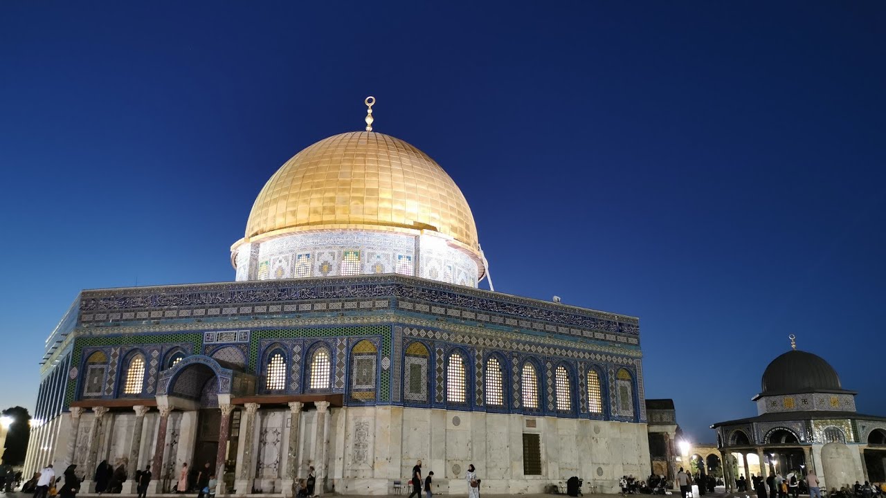 آذان وصلاة المغرب من المسجد الأقصى المبارك Athan and Maghrib prayer ...