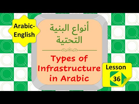 Learn Arabic Words for Infrastructure Projects