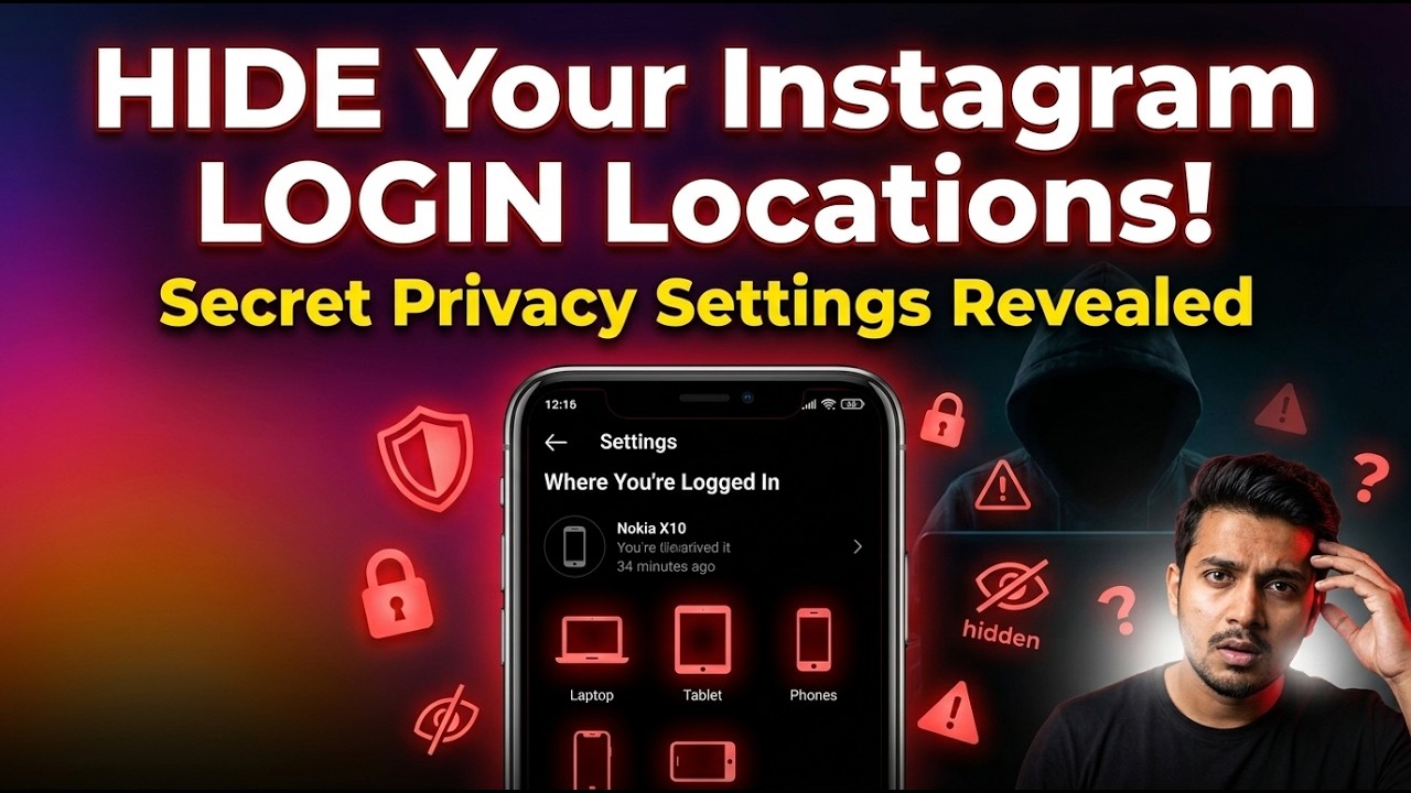 How to Hide Where You're Logged In on Instagram - Detailed Tutorial ...