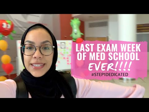 LAST EXAM WEEK OF MED SCHOOL- EVER!! #STEP1DEDICATED - YouTube