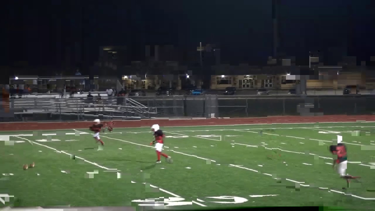 Jamicah Jones 2 Touchdowns againt Ross Sterling middle school. - YouTube