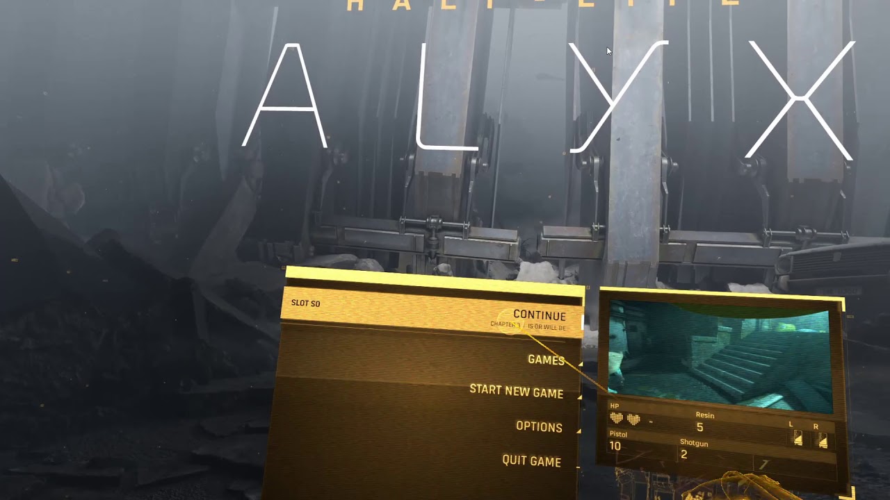 Half-Life: Alyx | Menu (Developer Reference) - YouTube