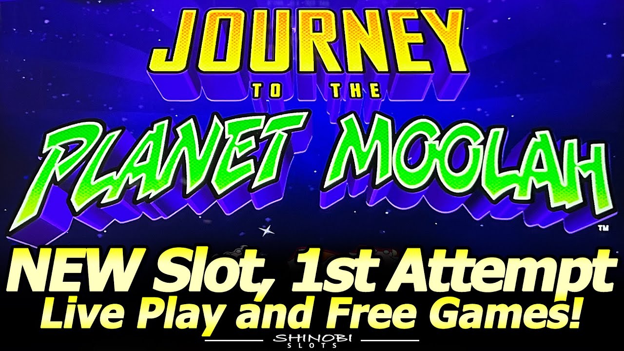NEW Journey To The Planet Moolah Slot Machine! First Attempt, Live Play ...