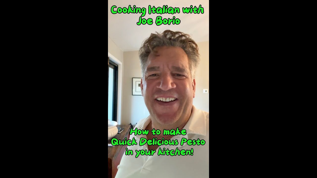 🇮🇹 ️🤩 How to make quick delicious pesto in your kitchen Cooking Italian ...