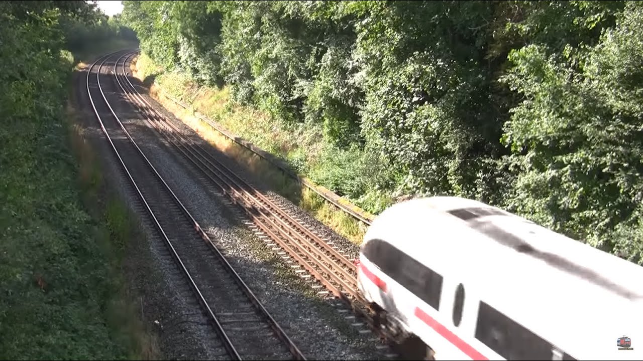 DSB ICE-TD og ME med dobbeltdækkervogne - YouTube