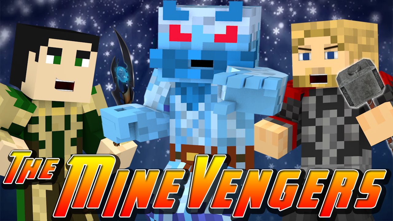 Minecraft MineVengers - HUNTING DOWN LOKI AND THE FROST GIANTS! - YouTube
