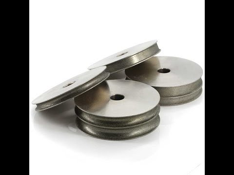 Lapidary Spherical Concave Arc diamond Coated Grinding Wheel - YouTube