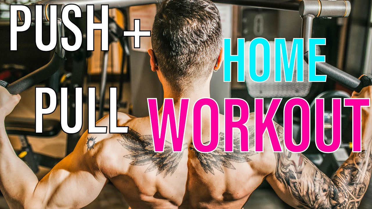 Push + Pull Workout (Home Gym) - YouTube