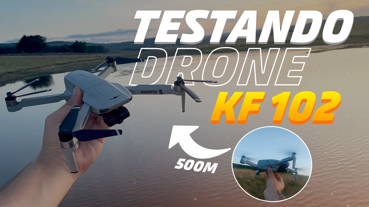 DRONE KF102 - Testando a Distancia e Altura máxima Drone (Barato com ...