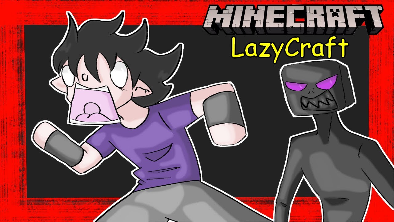 I Got Violated By An Enderman... Minecraft (LazyCraft) - YouTube