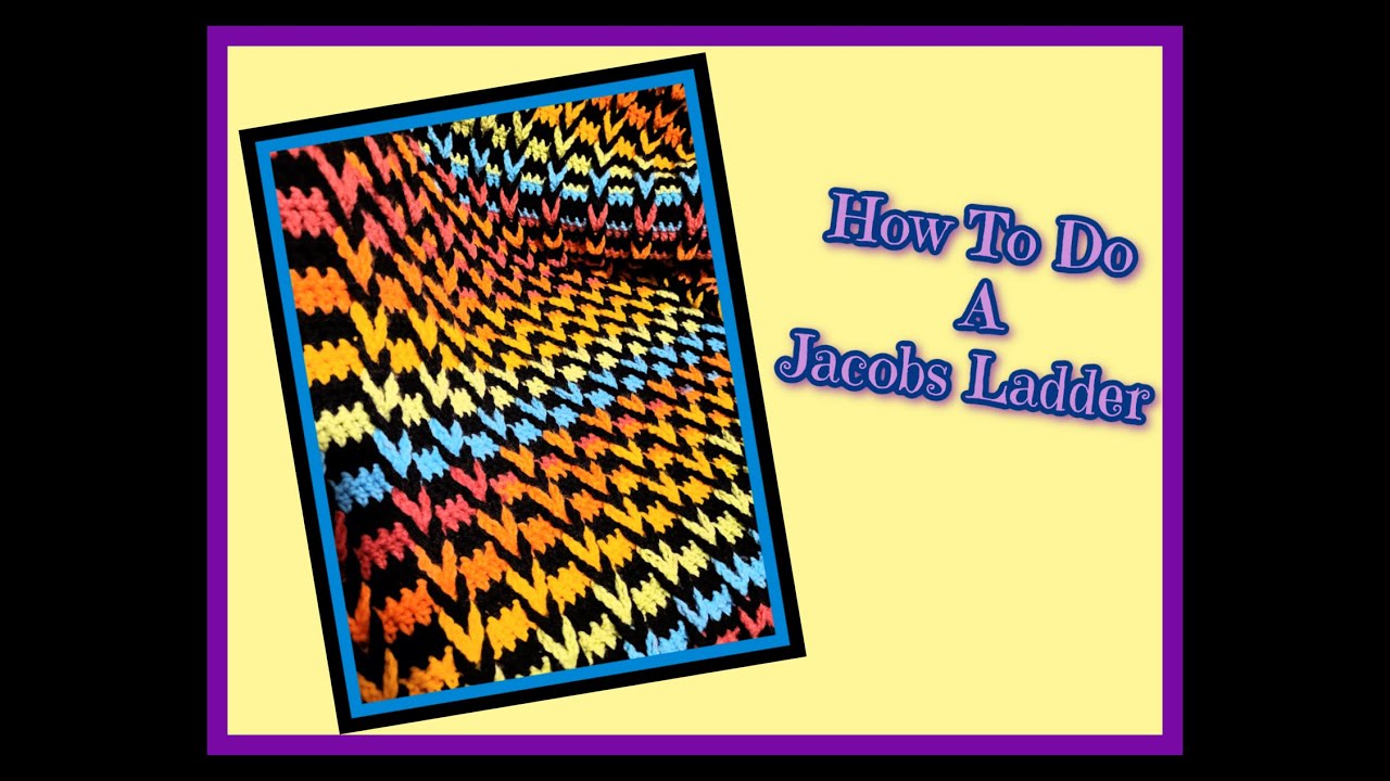 How To Do The Jacobs Ladder Stitch - YouTube