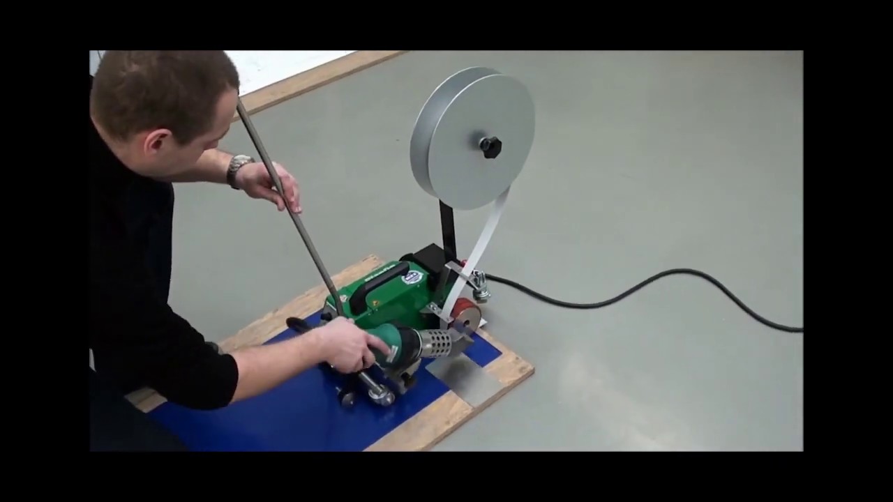 Tape Welding Machine 'PlanOn Band' for Security Webbing Tape - YouTube