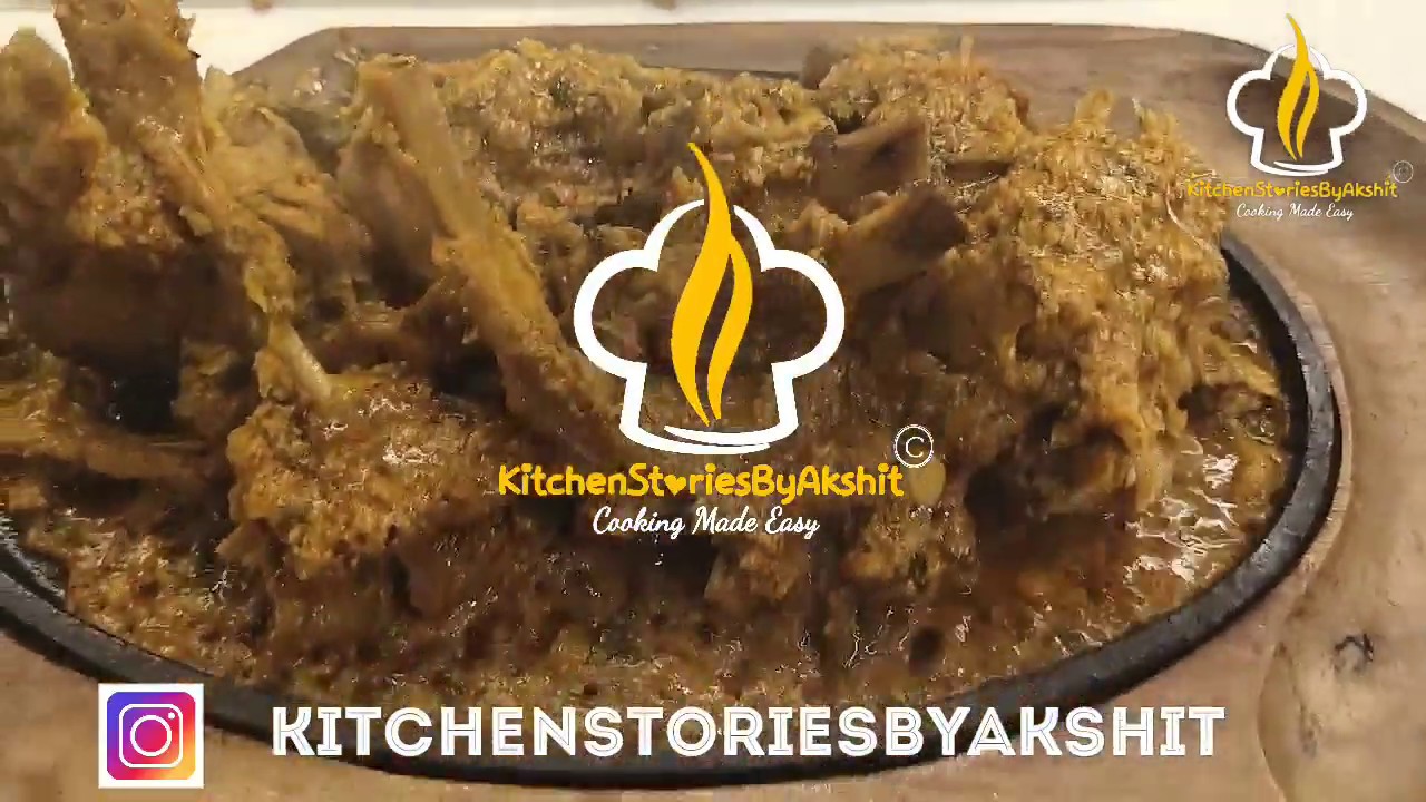 RECIPE👇🏻DESCRIPTION👇🏻 |Sizzling Mutton Rib Rack | Mutton Recipe | Chef ...