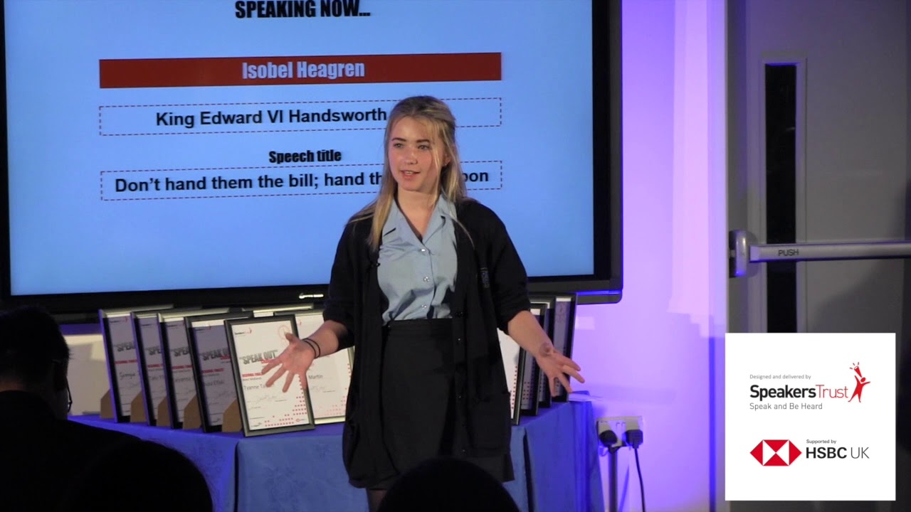 Isobel Heagren, Winner, "Speak Out" Challenge! Birmingham South ...