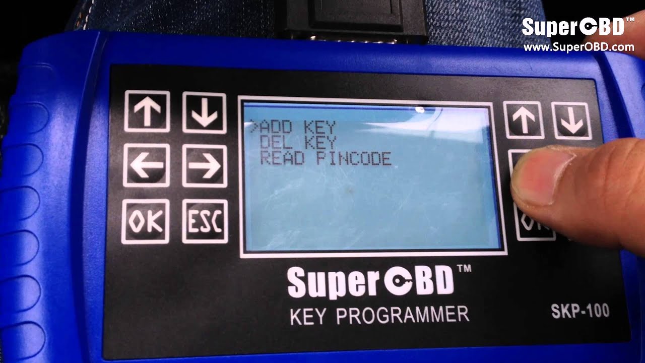 Program a Dodge Smart Key in a minute using SKP-100 key programmer ...