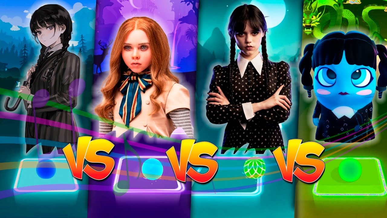 🔴 WEDNESDAY ANIME 🆚 WEDNESDAY ADDAMS 🆚 Megan ANIME (M3GAN) 🆚 WEDNESDAY ...