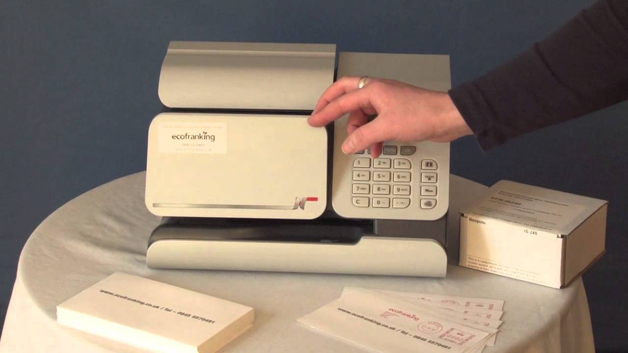 How to change a Neopost IS240 / IS280 Smart Franking Machine Ink ...