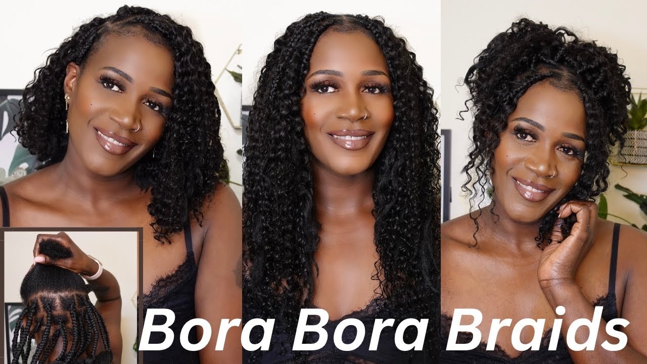 HOW TO: DIY 'BORA BORA' BOHO BOX BRAIDS | Lockbraids - YouTube