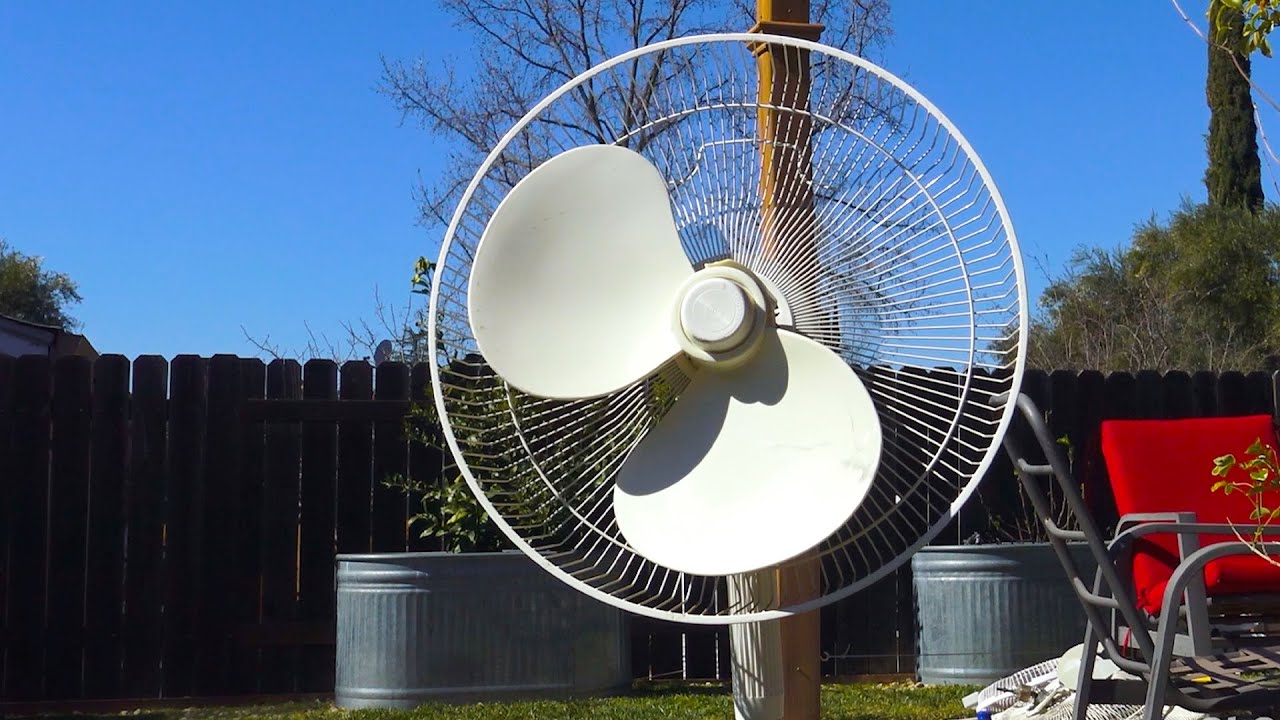 Holmes Air Stand Fan Destruction - YouTube