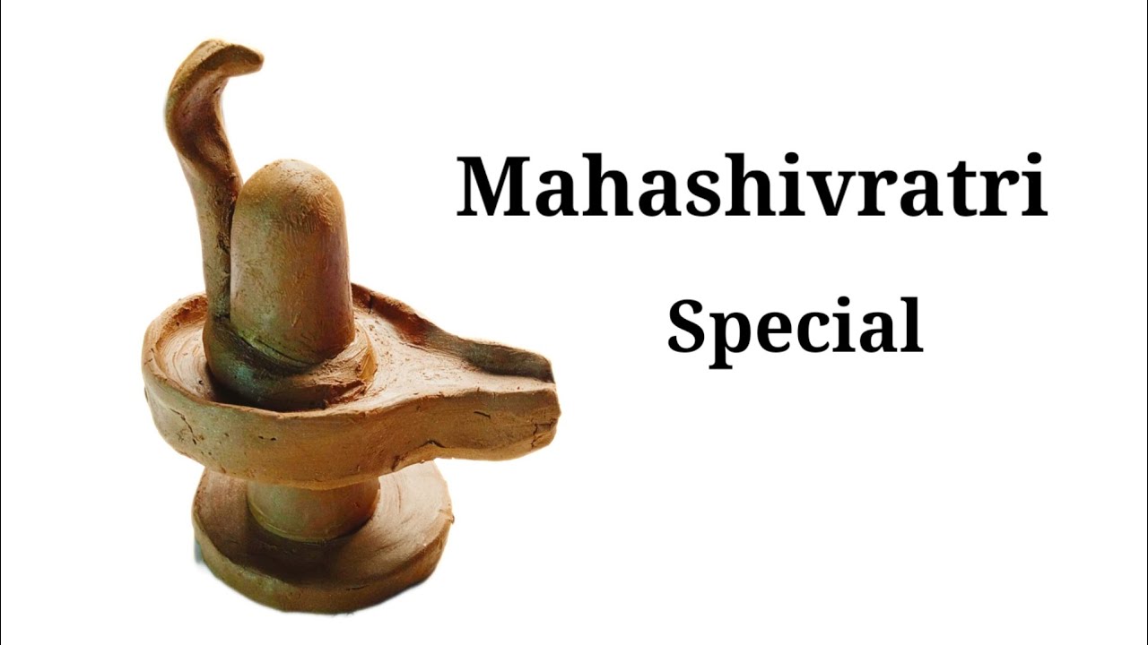 Shivaratri special craft | Shivaratri craft ideas | Shivling making | Shivaratri craft - YouTube