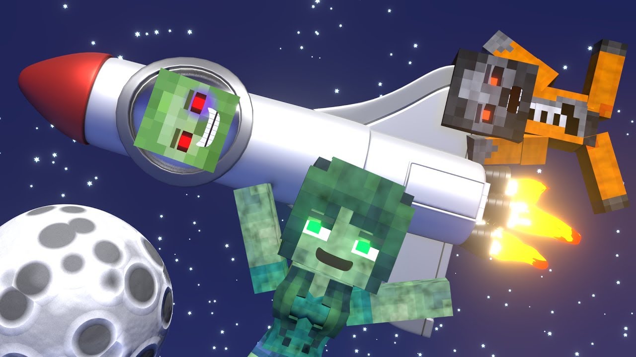 The Minecraft Life of Zomma & ZomBo " GET THE MOON" | ZomBo Minecraft ...