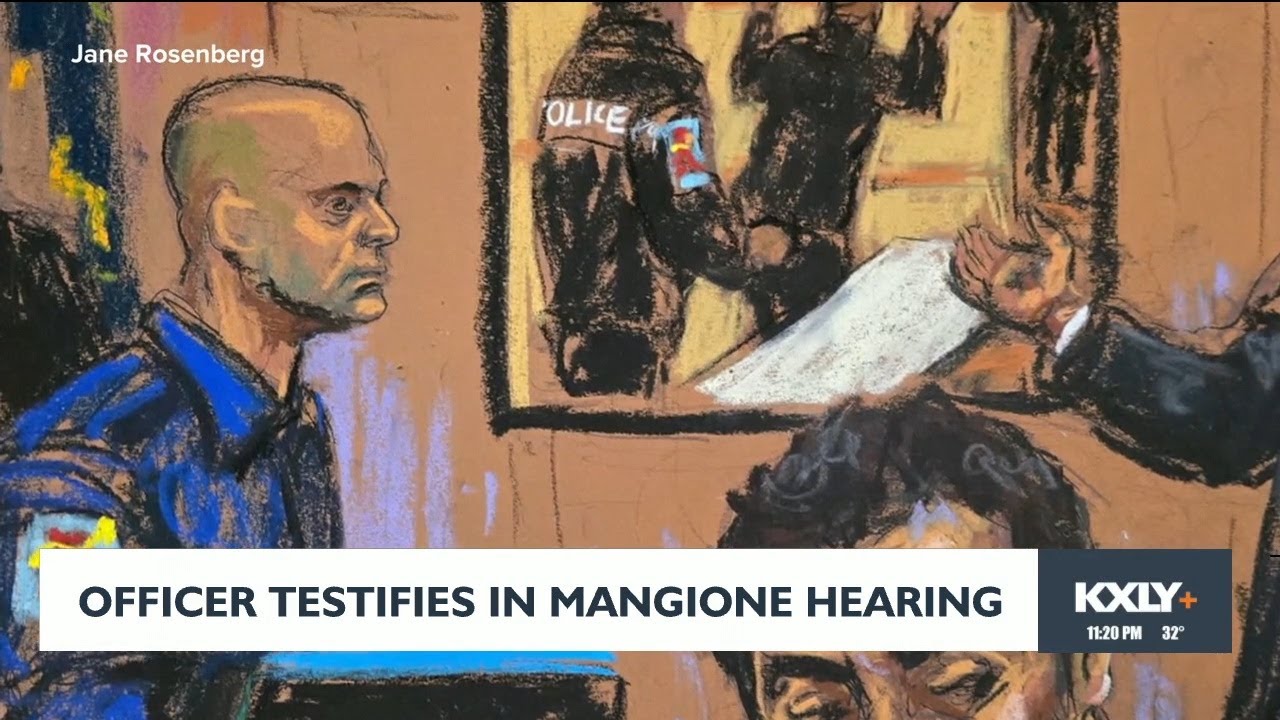 Officer testifies in Mangione hearing - YouTube