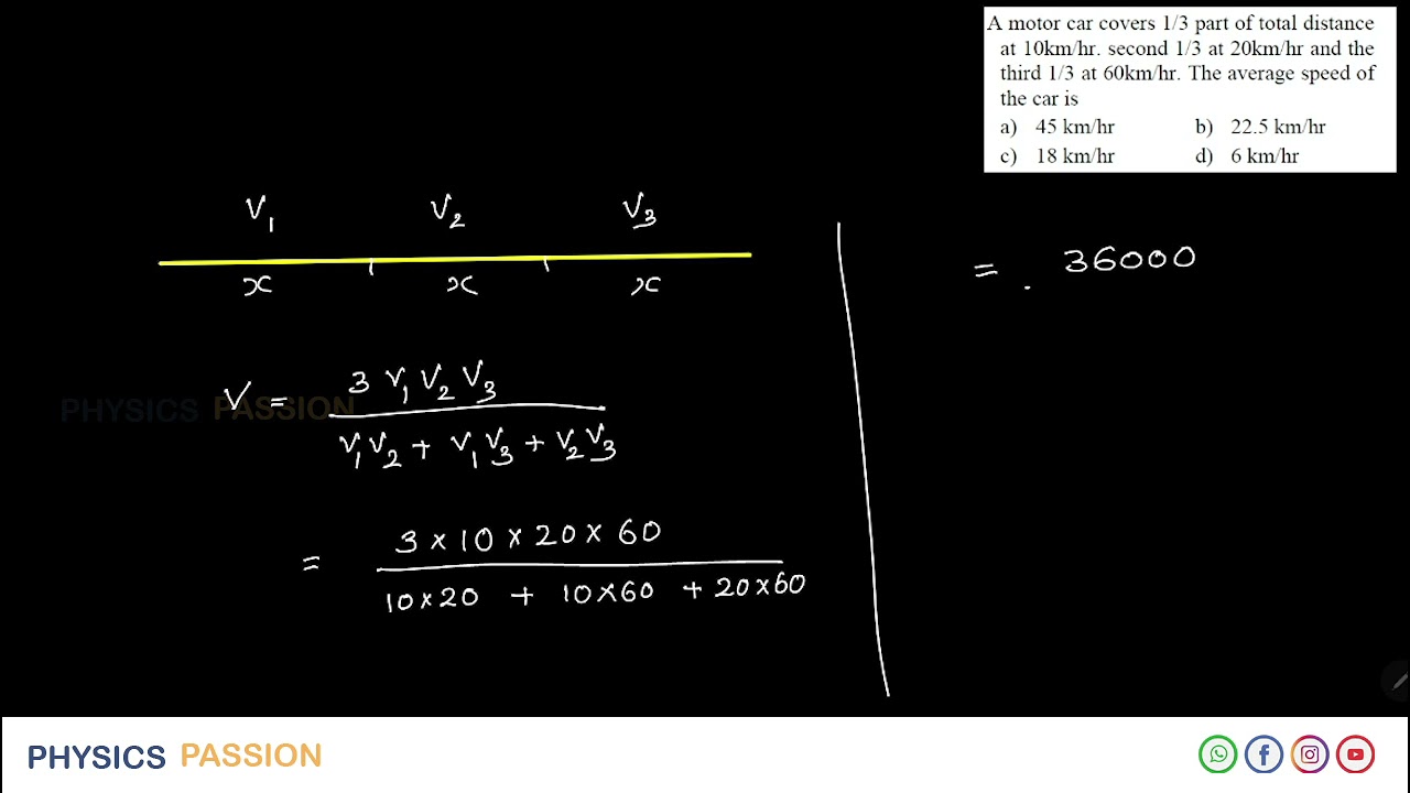 A motor car covers 1:3 part of total distance - YouTube