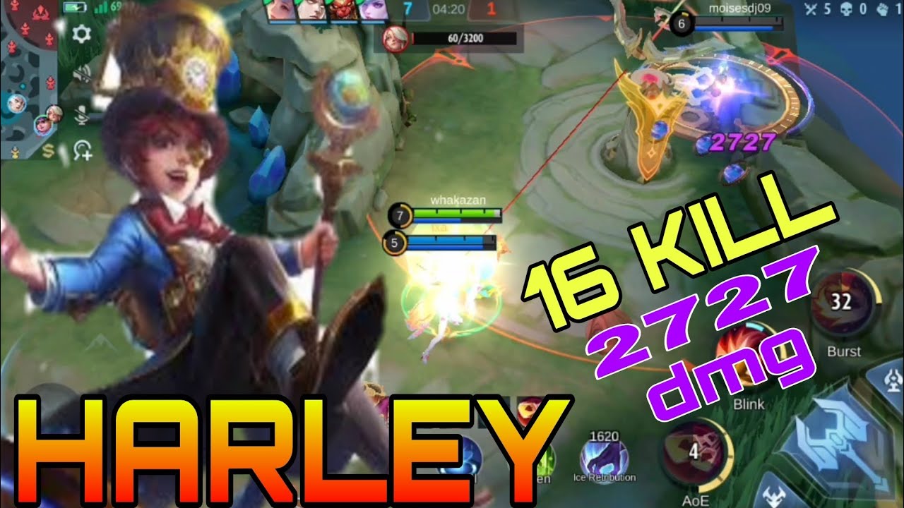 HARLEY BEST BUILD 2022 | HARLEY MLBB GAMEPLAY - harley ml - mobile ...