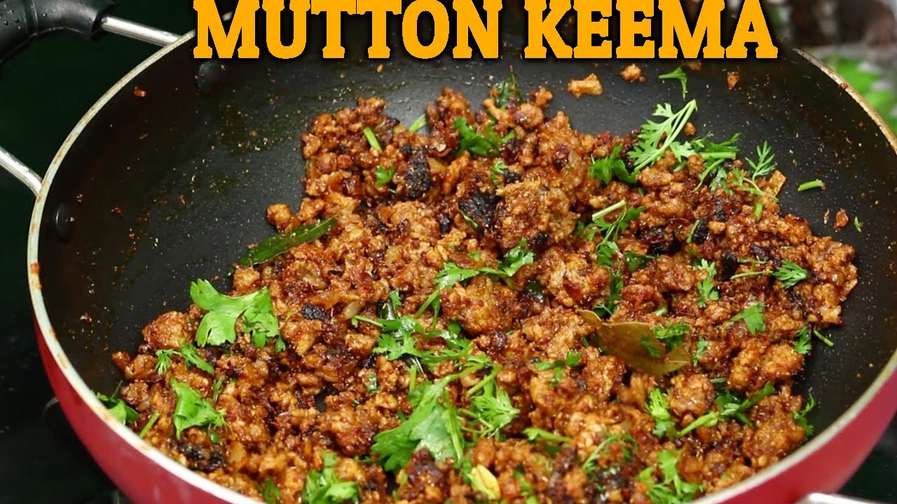 How To Cook Mutton Keema Fry | Andhra Style Mutton Keema Fry | Andhra ...