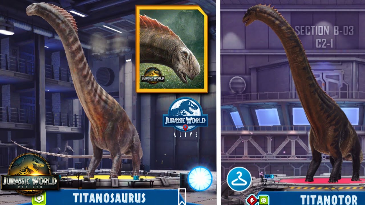 TITANOSAURUS IS HERE!! | Jurassic World Rebirth x Jurassic World Alive ...