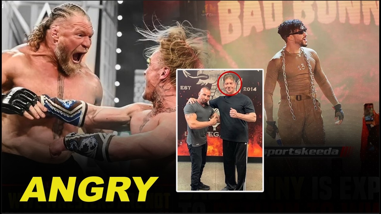 Wrestler Angry On Brock Lesnar, Bad Bunny Return. - YouTube