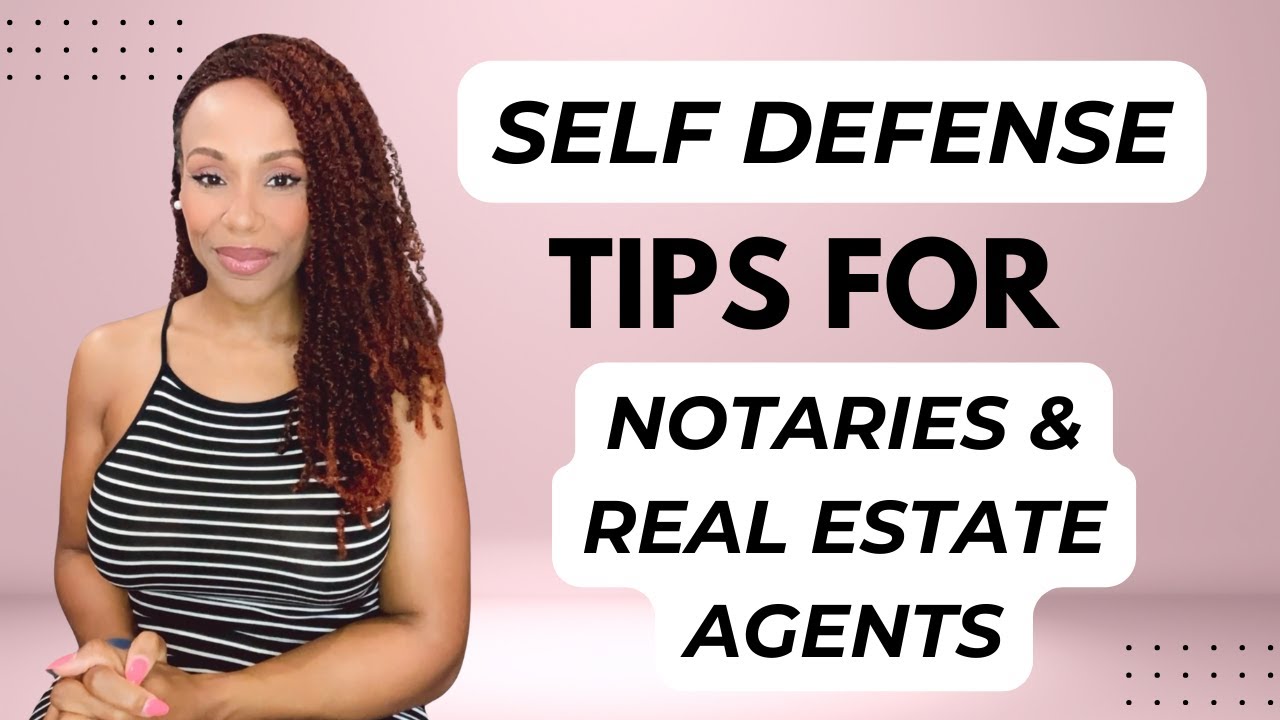 Self Defense Tips for Notaries and Real Estate Agents. #selfdefense # ...