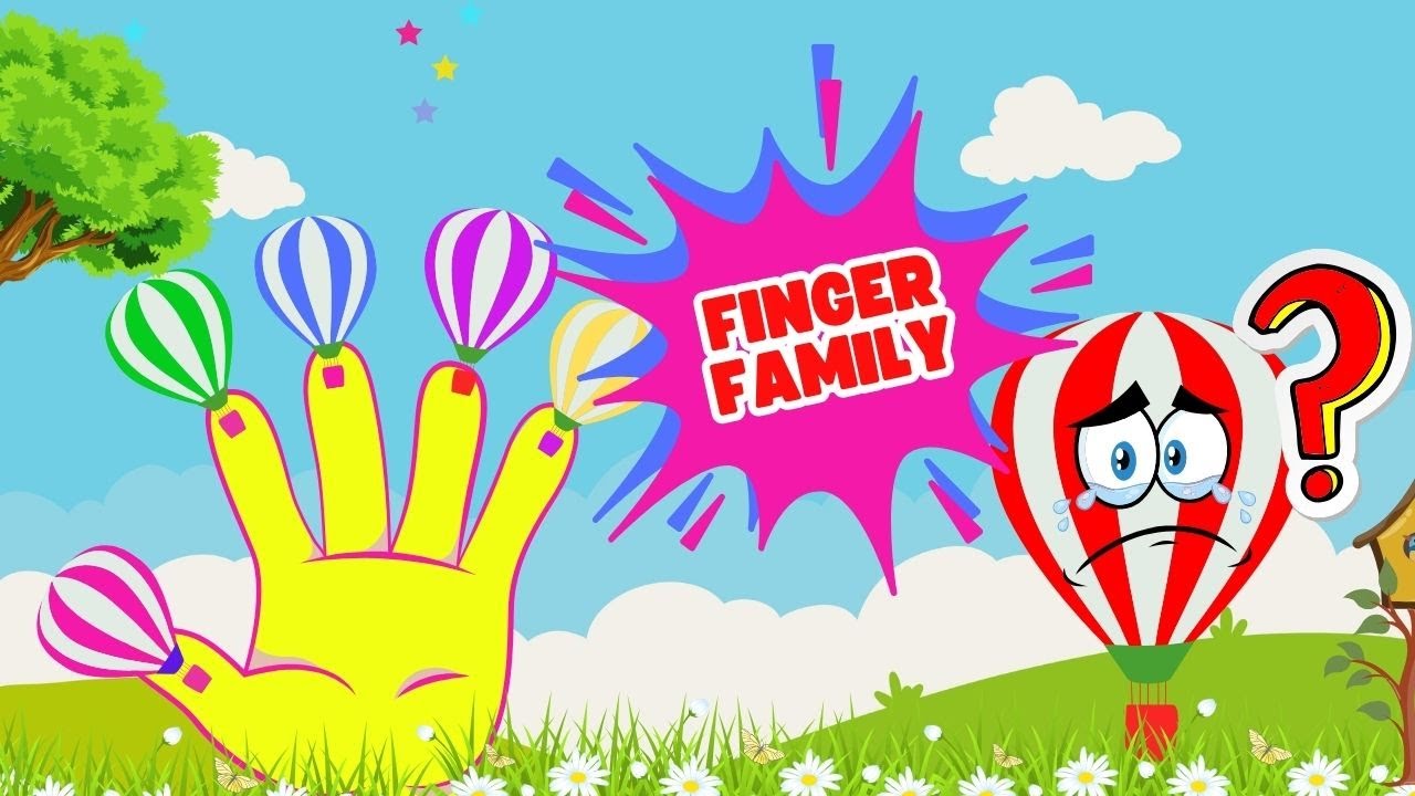 Finger Family for kids | Cocomeln | Colors with the Finger Family ...