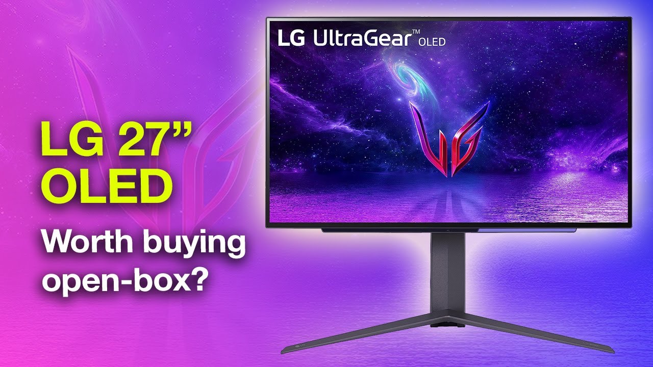 Open Box Deal Worth It ? LG 27 OLED 27GR95QE Gaming Monitor - YouTube