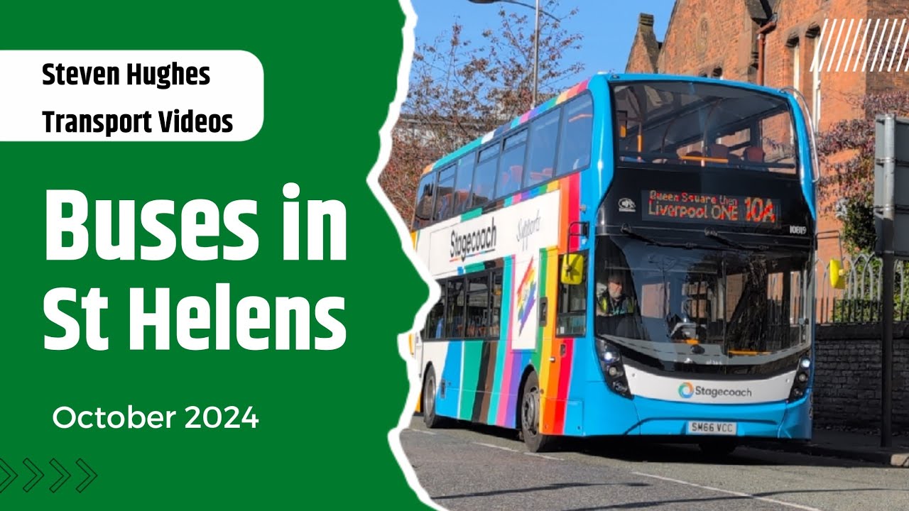 Buses in St Helens | Bus Spotting | October 2024 - YouTube