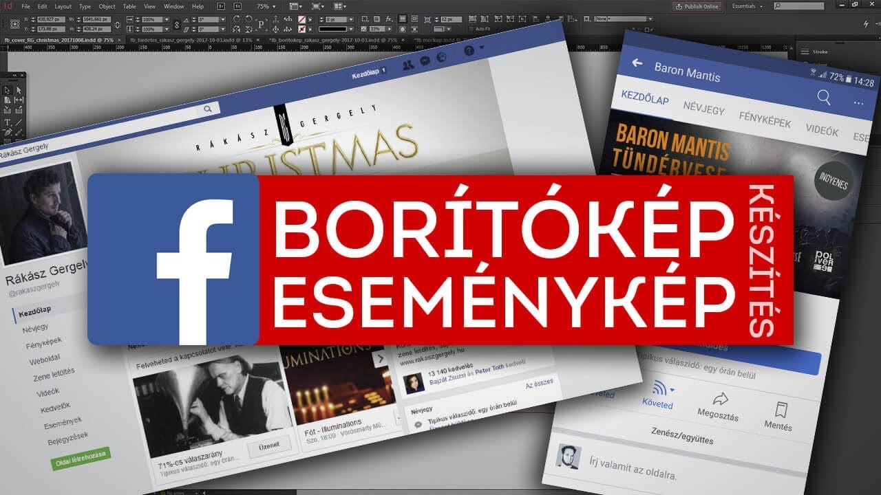 Facebook 🚩 BORÍTÓKÉP 🚩 ESEMÉNYKÉP 🚩 készítés TIMELAPSE - YouTube