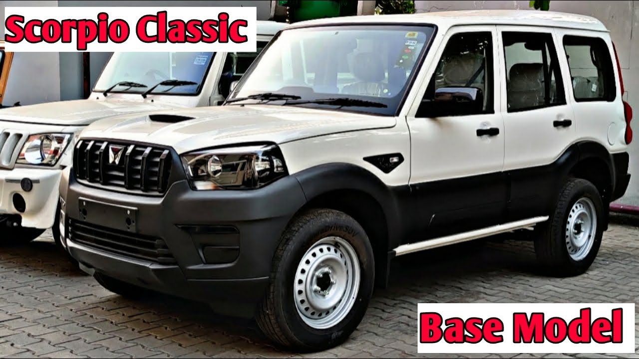 11.99 लाख New Scorpio Classic S Base Model Review in Hindi|New Mahindra ...