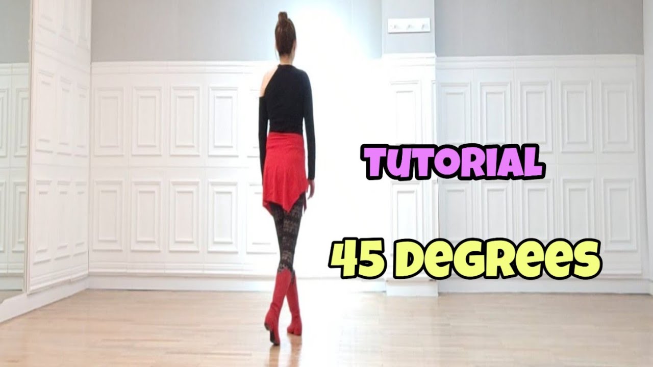 45 Degrees - Line Dance (Tutorial) - YouTube