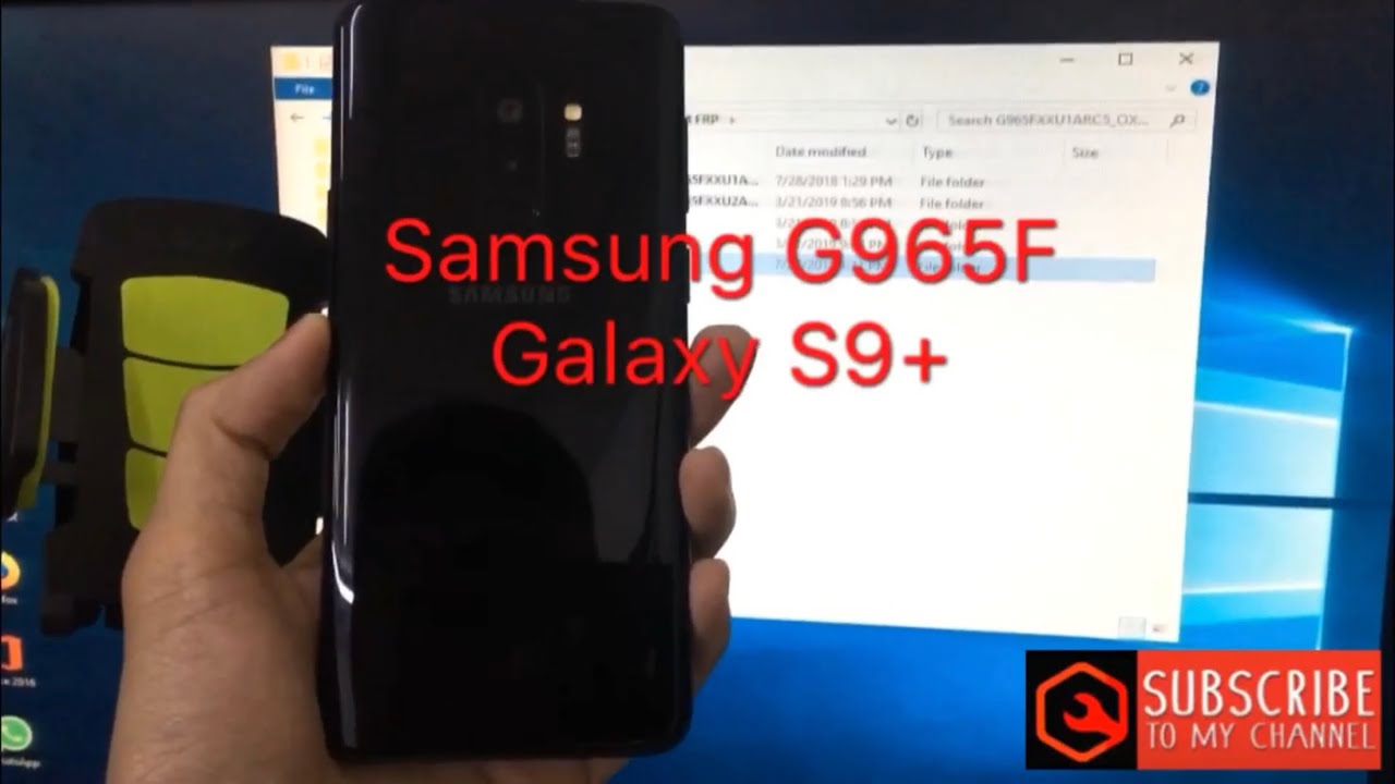 SAMSUNG G965F/S9+ frp bypass google account - YouTube