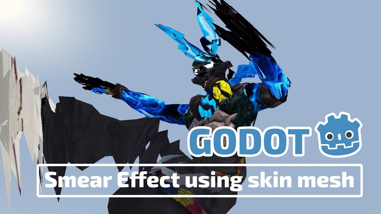 Smear Effect using Skin Mesh - Godot 4.4 - YouTube