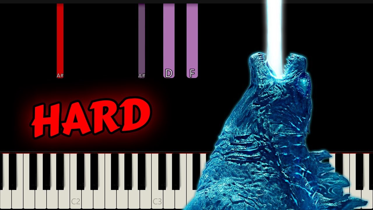 How to Play Godzilla's Theme on Piano - YouTube