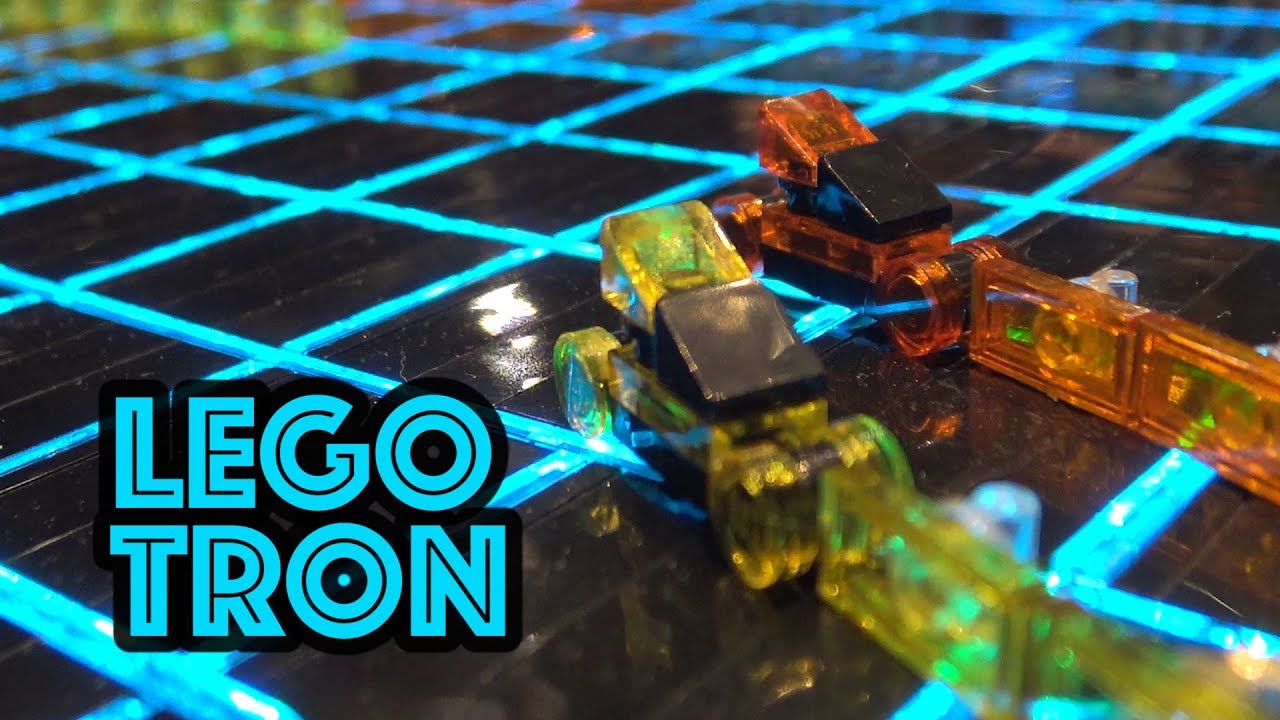 LEGO Tron Lightcycle Arena Battle | BrickCan 2019 - YouTube