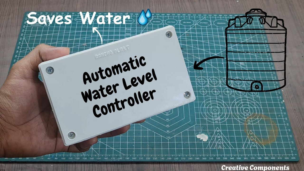 how to make automatic water level controller || Automatic water tank ...