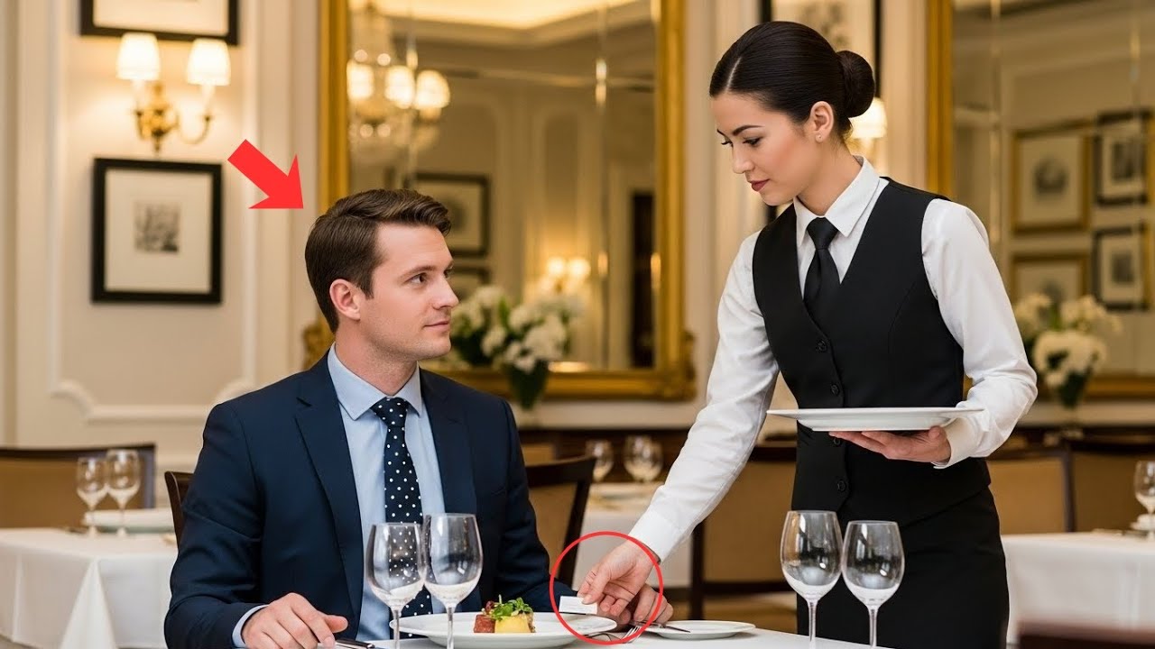 You're in a Trap Don't Move," the Waitress Slipped a Note to the ...