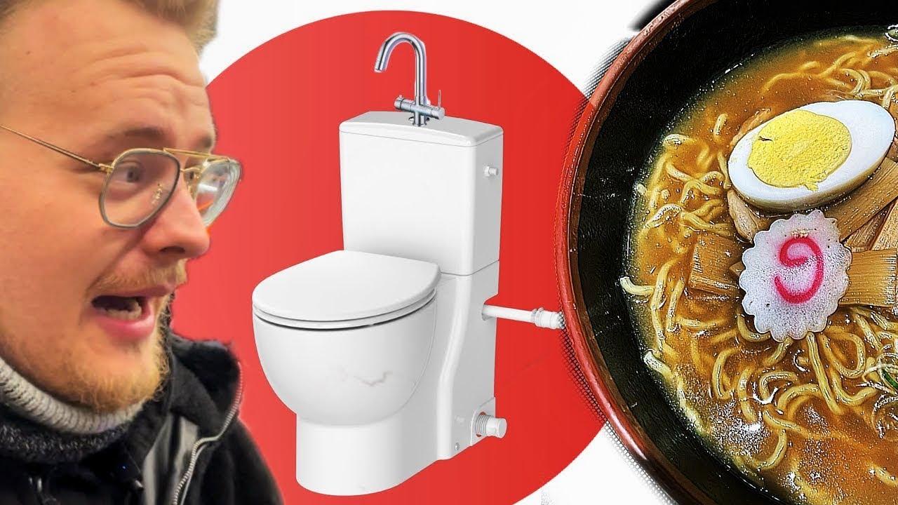 🍥 My First RAMEN & My First Japanese TOILET-SINK - Lost in Tokyo 🇯🇵 ep2 ...